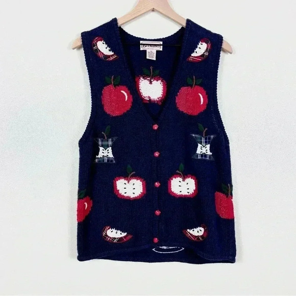 Bechamel | Jackets & Coats | Bechamel Knit Apple Vest | Poshmark
